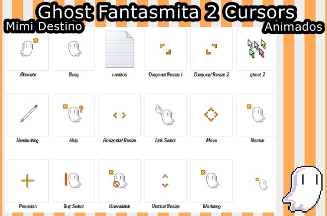 Ghost Fantasmita 2 Cursors Cursores by Nalexnu on DeviantArt