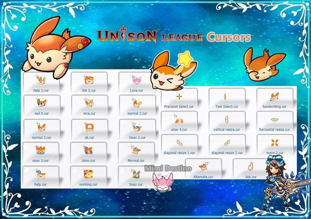 Limimin Unison League Cursors Punteros Cursores by Nalexnu on DeviantArt