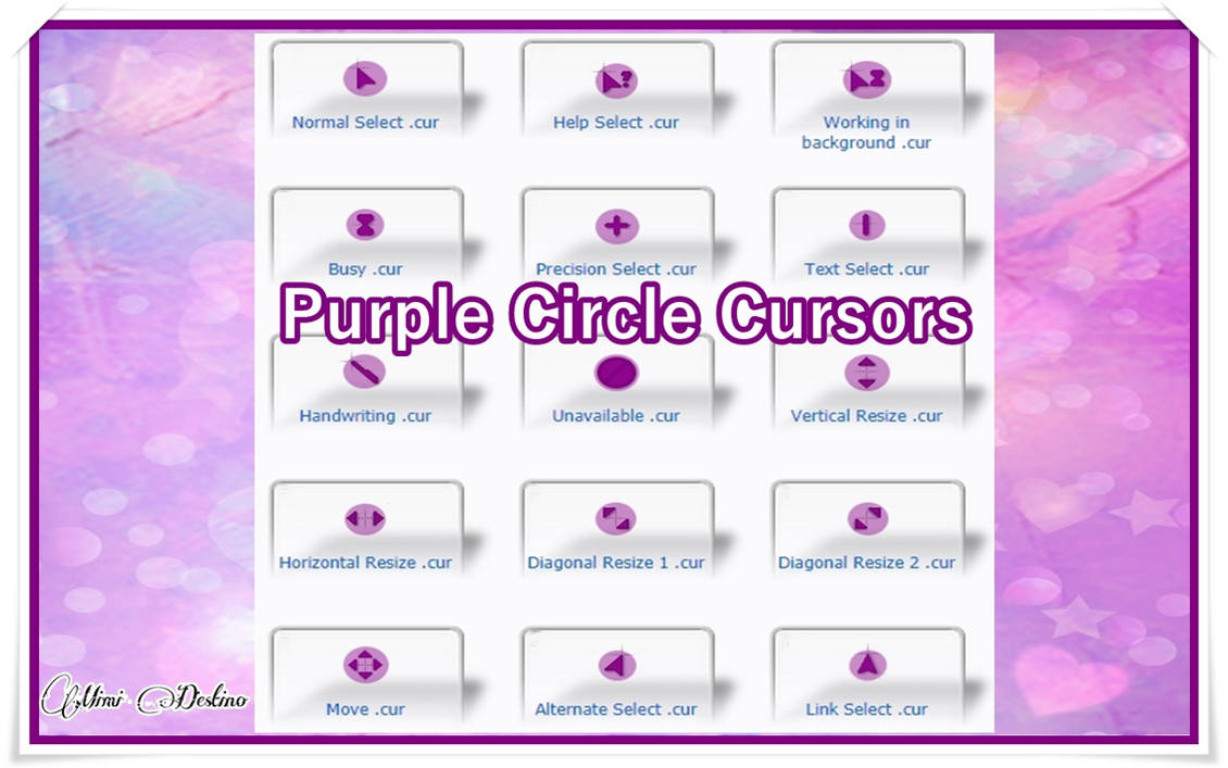 Purple Circle Cursors Cursores Morados Violeta by Nalexnu on DeviantArt