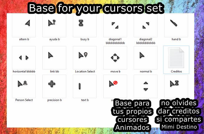 Black Base Cursors Mimi Destino by Nalexnu on DeviantArt