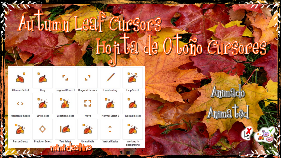 Autumn Leaf Hojita de Oto o Cursors by Nalexnu on DeviantArt