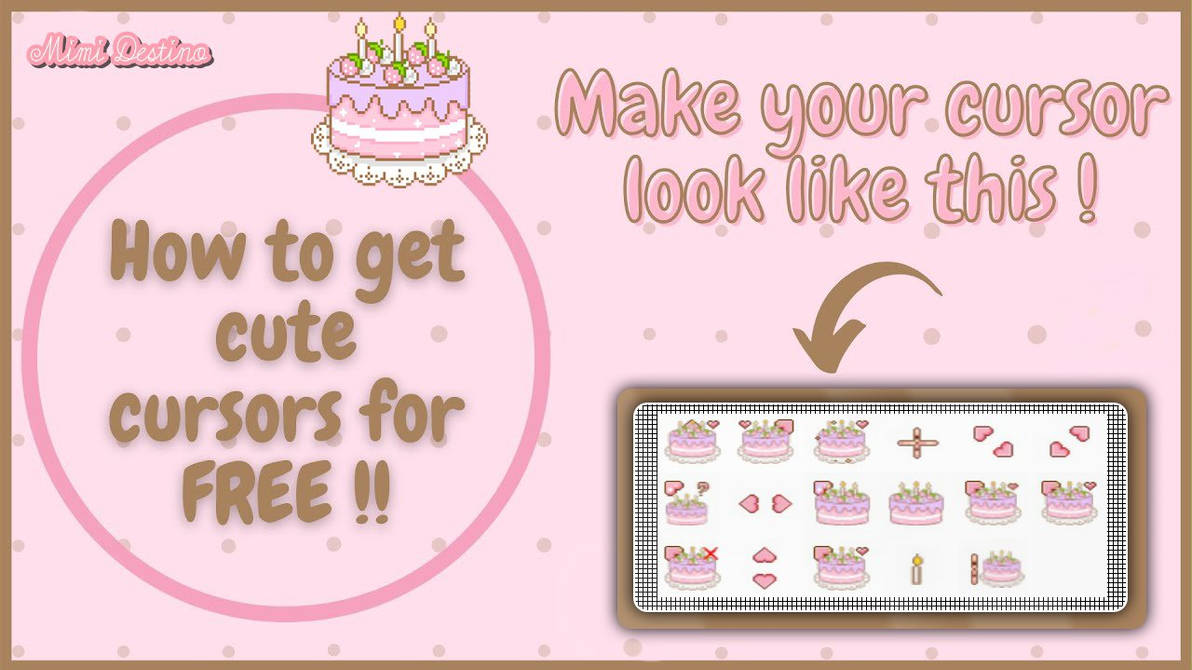 Cake Cursors Pastel Cursores Punteros Pointers by Nalexnu on DeviantArt