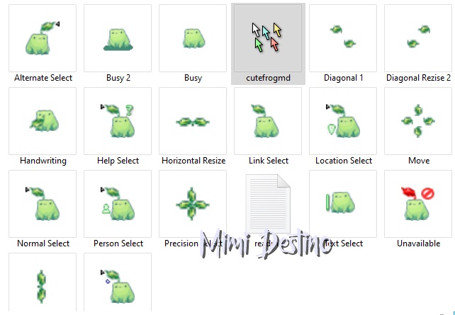 Cute frog cursors cursores by Nalexnu on DeviantArt