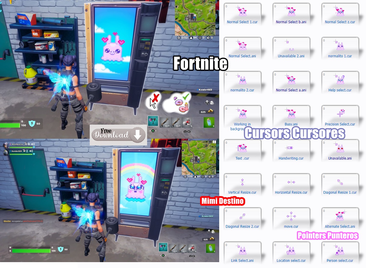 Fortnite Cursors Cursores Punteros Pointers by Nalexnu on DeviantArt