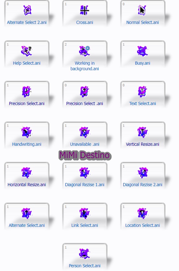 Electric Purple Complete Pack Cursors Cursores by Nalexnu on DeviantArt