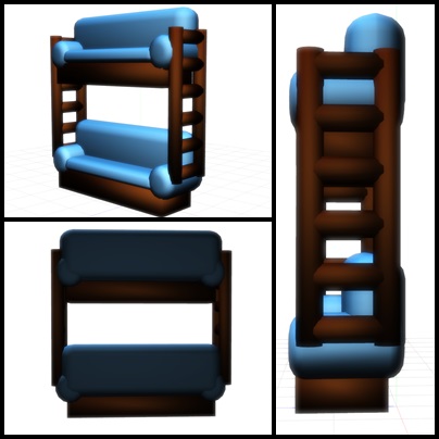 [MMD] Double Decker Couch + DL by KawaiiLeviHeichou on DeviantArt