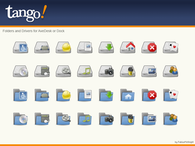 Tango Dock AveDesk Icons by FabiusMcKnight on DeviantArt