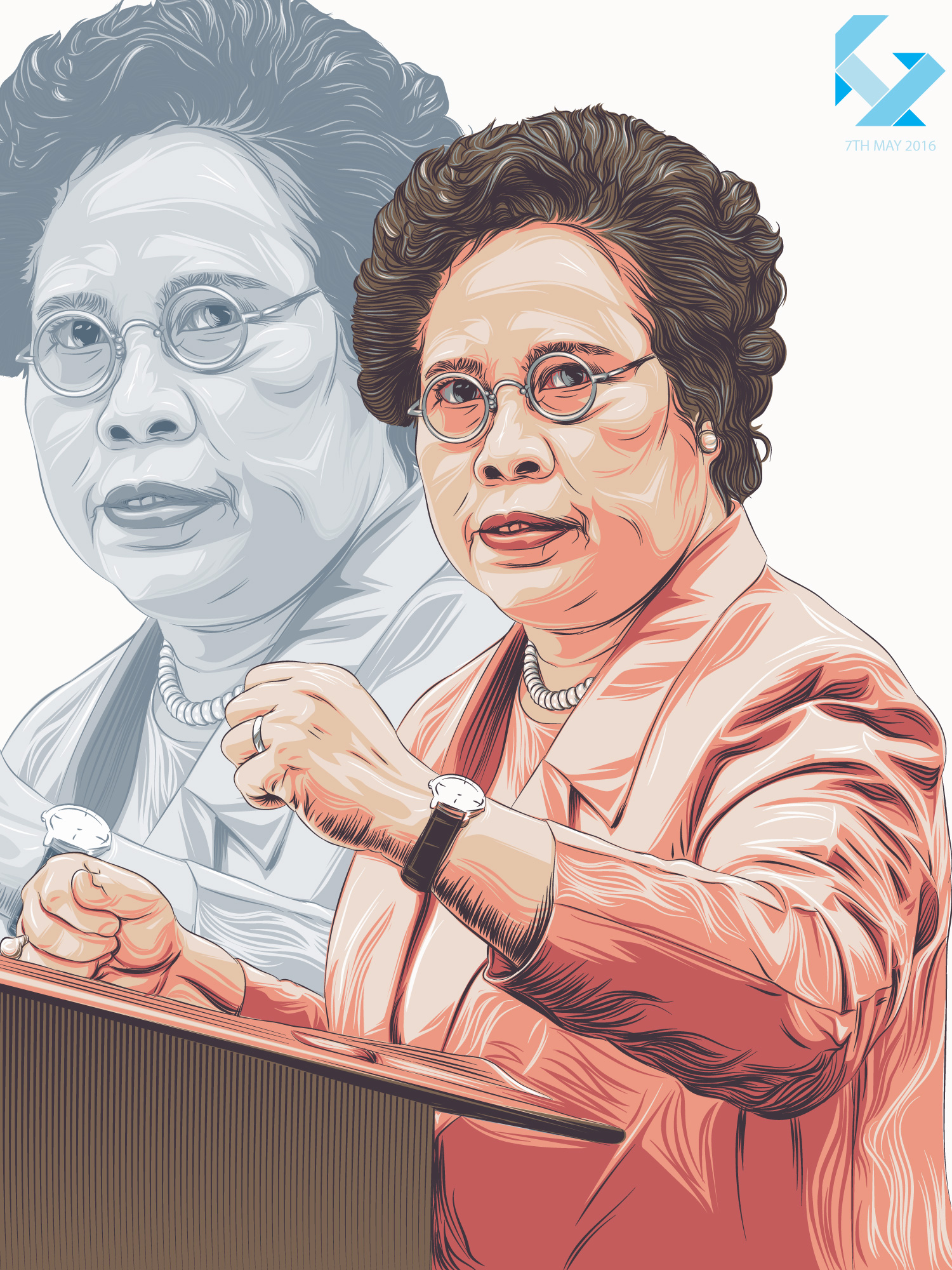 Miriam Defensor Santiago Free Vector by kyouzins on DeviantArt