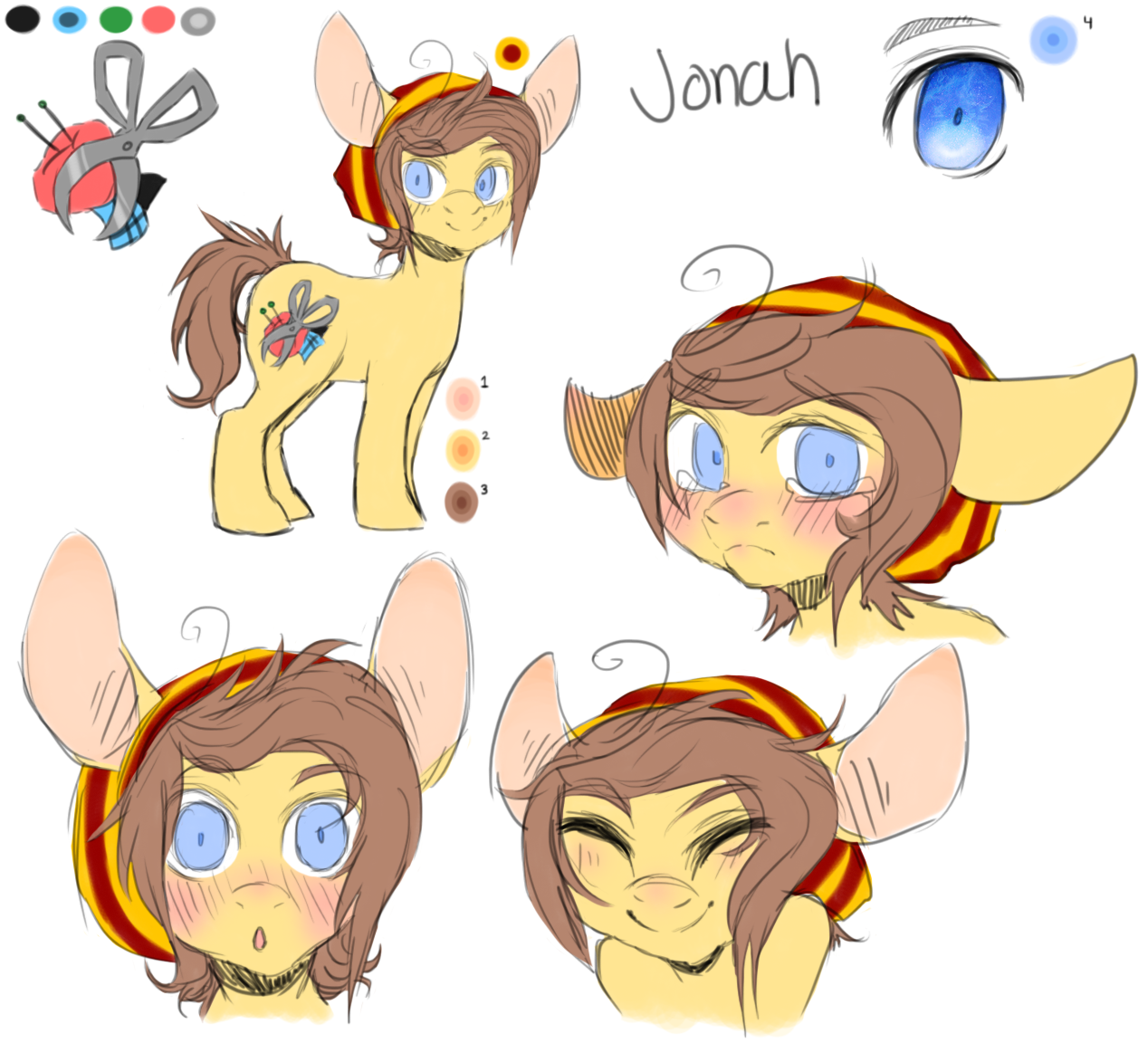 Jonah Pony Ref. by dwaftiidahponii on DeviantArt