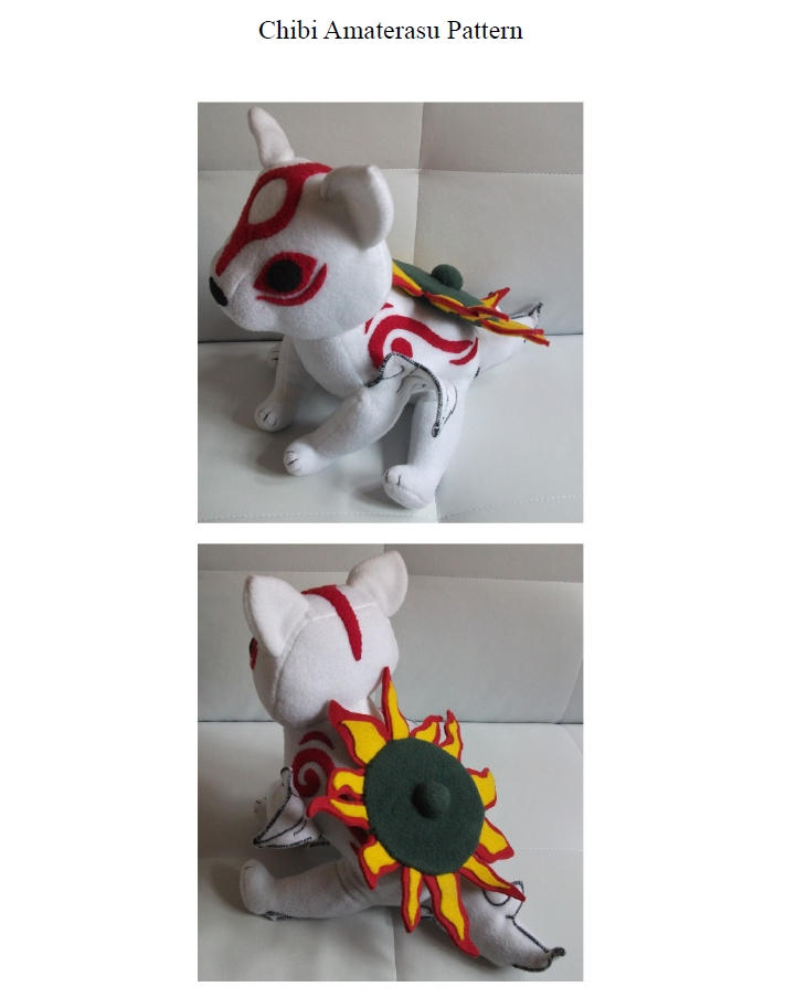 Pattern: Chibi Amaterasu - Okami by MarlinGrey on DeviantArt