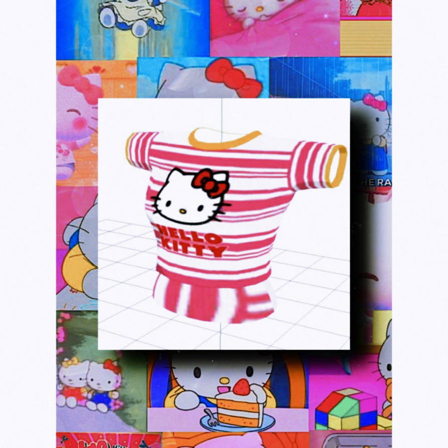 Mmd Hello Kittty Top DL by ALISA BOSCONOVITCH by auaylin3 on DeviantArt