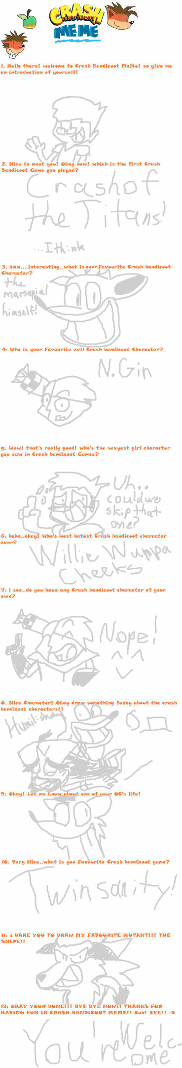 Crash Bandicoot meme by Kobatu on DeviantArt