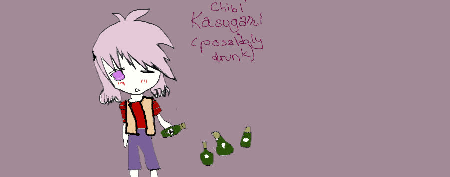 Possibly Drunk and Chibi Kasugami by WhiteFangWolf12 on DeviantArt