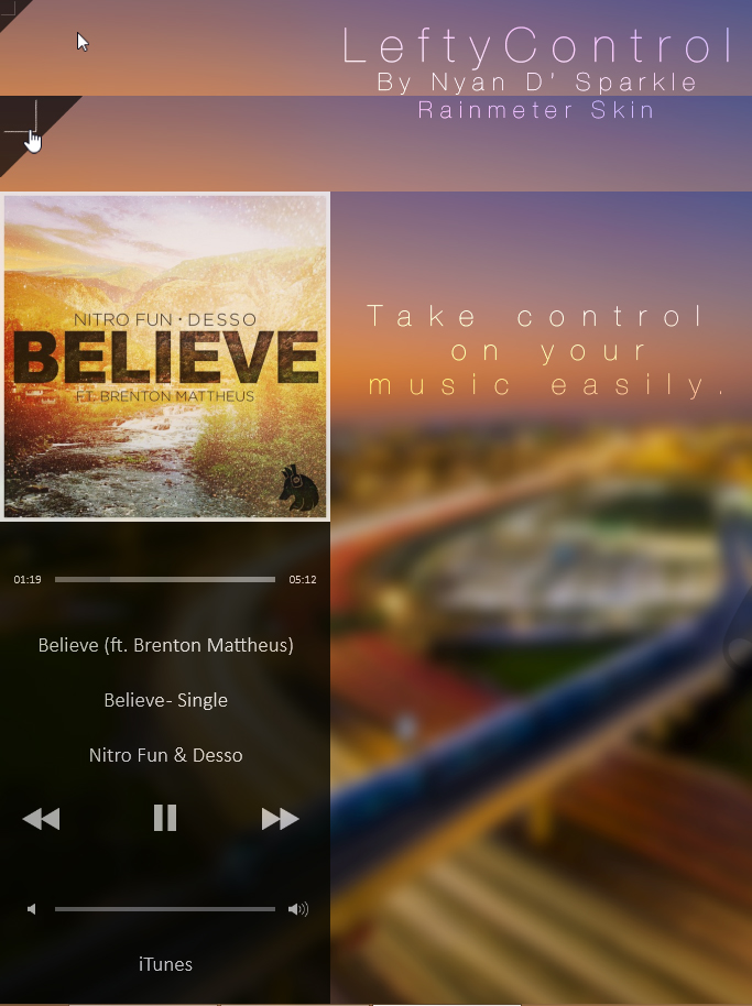 LeftyControl - Rainmeter Skin by Nyan-PTX on DeviantArt