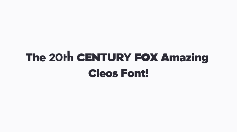 The TCF Amazing Cleos Font 1994 to 2010 by panchonopales2000 on DeviantArt