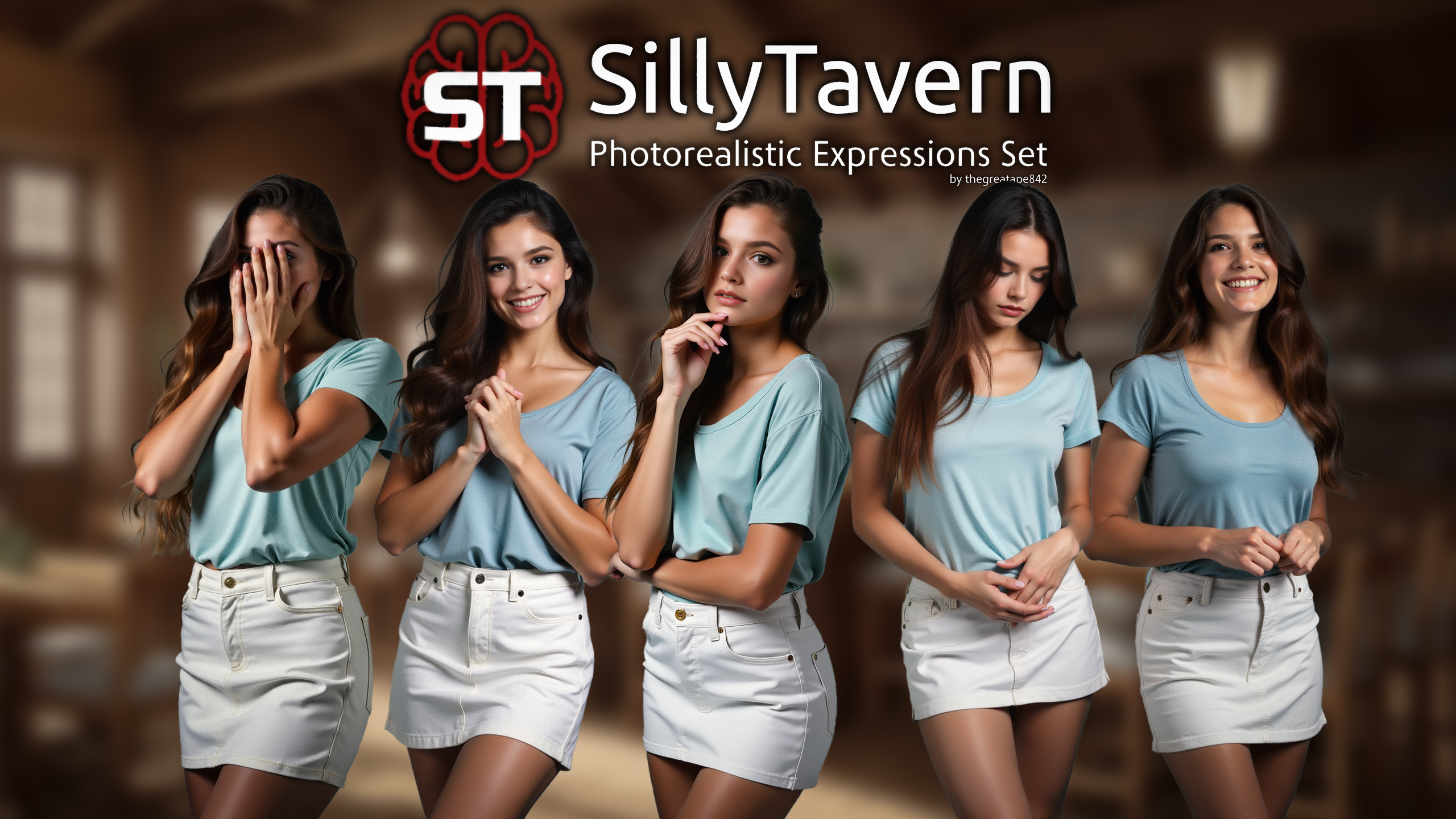 Photorealistic SillyTavern Expressions by thegreatape842 on DeviantArt