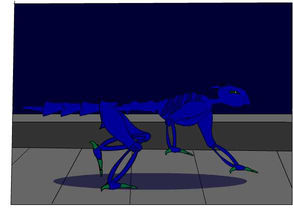 Monster Walk Cycle by evilflatkiwi on DeviantArt