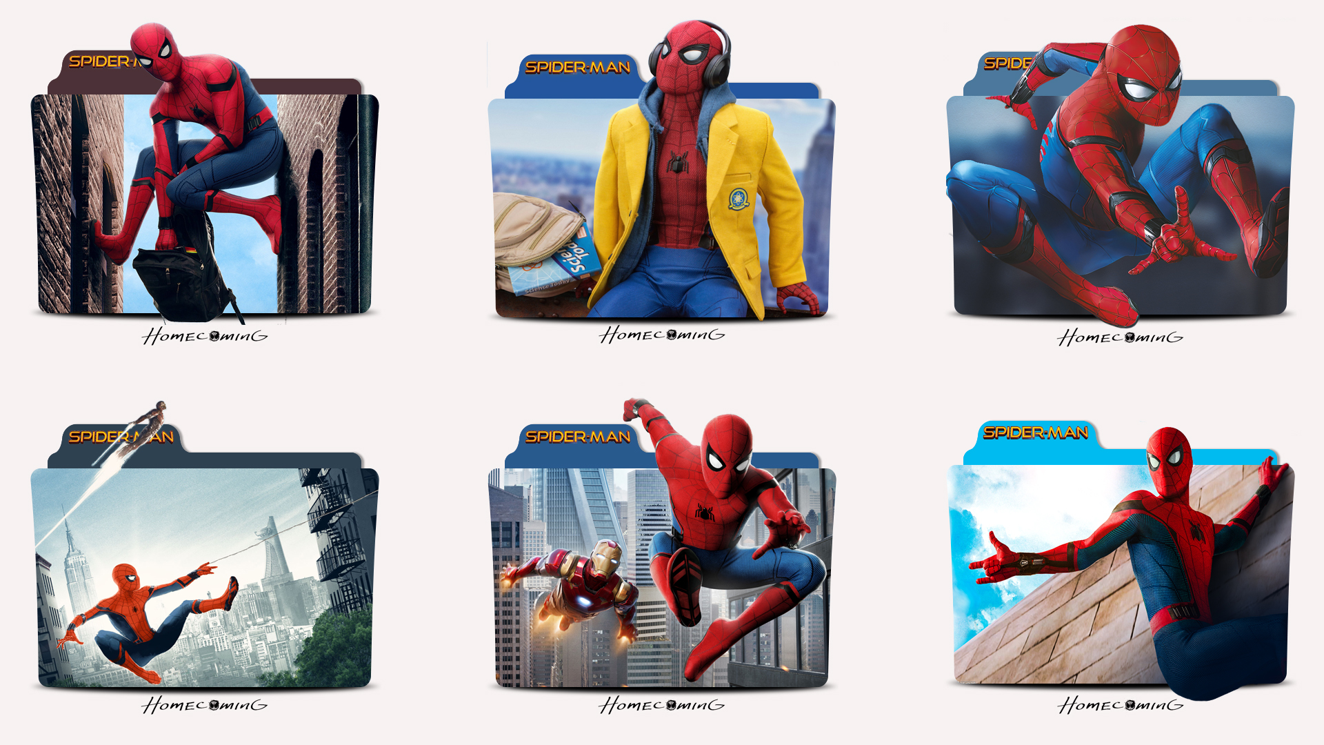Spider-Man Home Coming 2017 Folder Icons Pack by KabugoIvan47 on DeviantArt