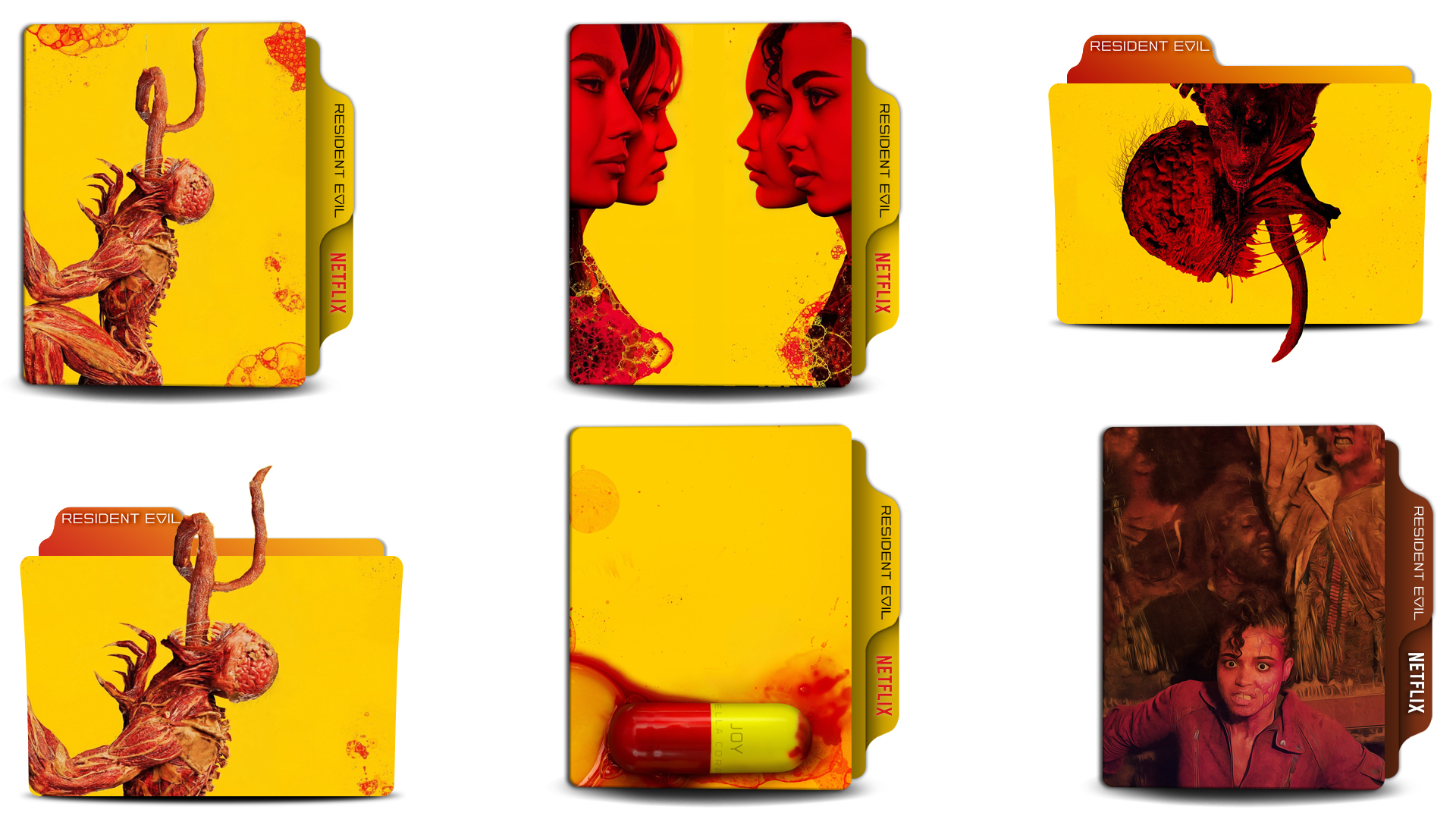 Resident Evil Series Folder Icons Pack by KabugoIvan47 on DeviantArt