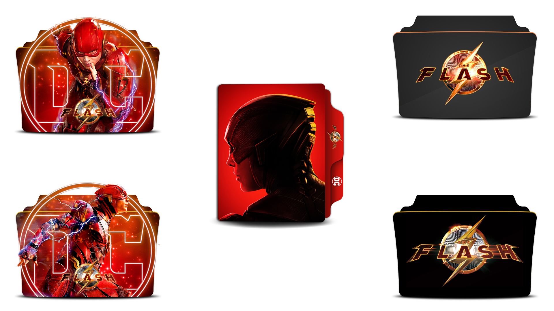 The Flash 2023 Folder Icons Pack by KabugoIvan47 on DeviantArt