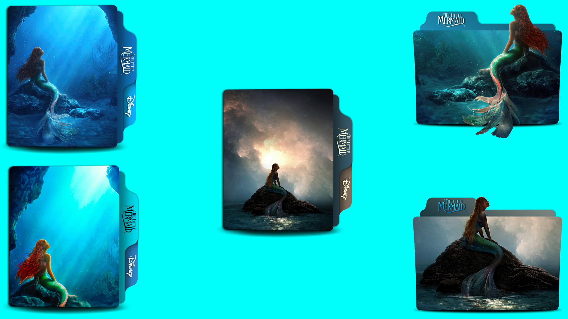 The Little Mermaid 2023 Folder Icons Pack by KabugoIvan47 on DeviantArt