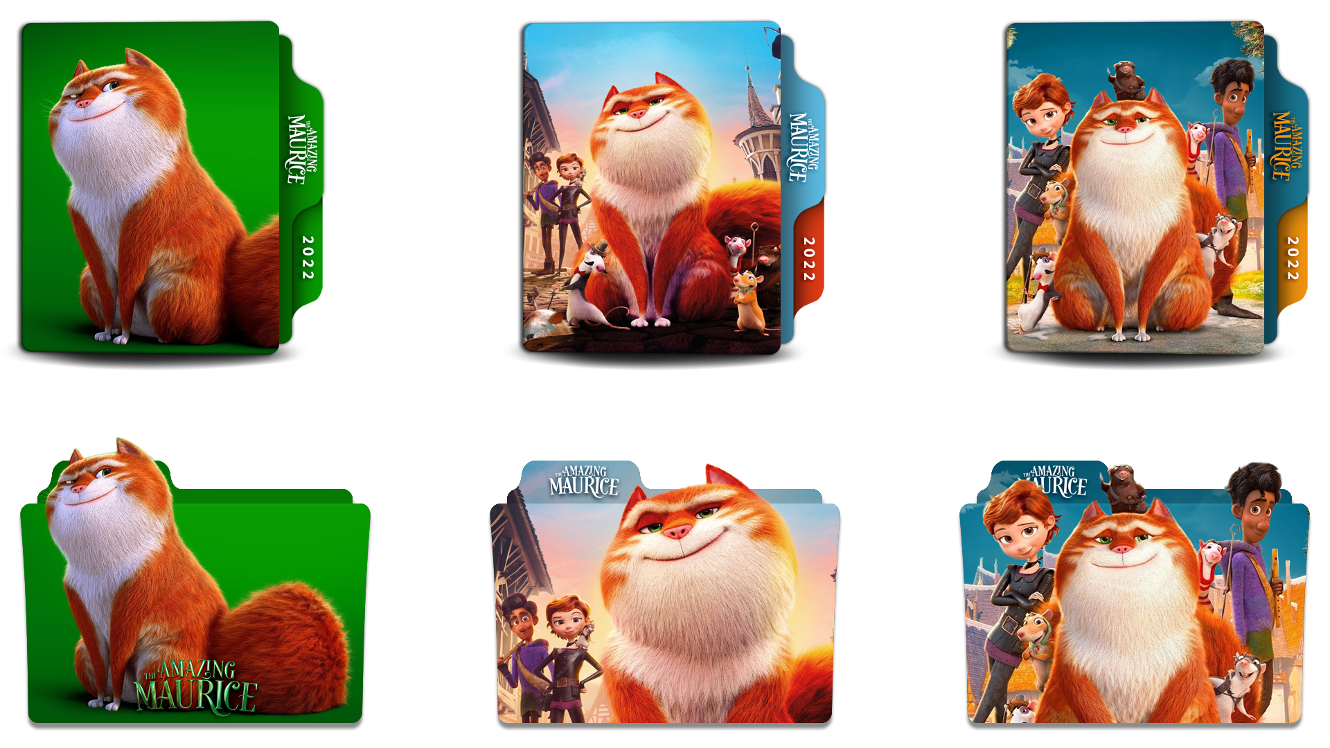 The Amazing Maurice Folder Icons Pack by KabugoIvan47 on DeviantArt