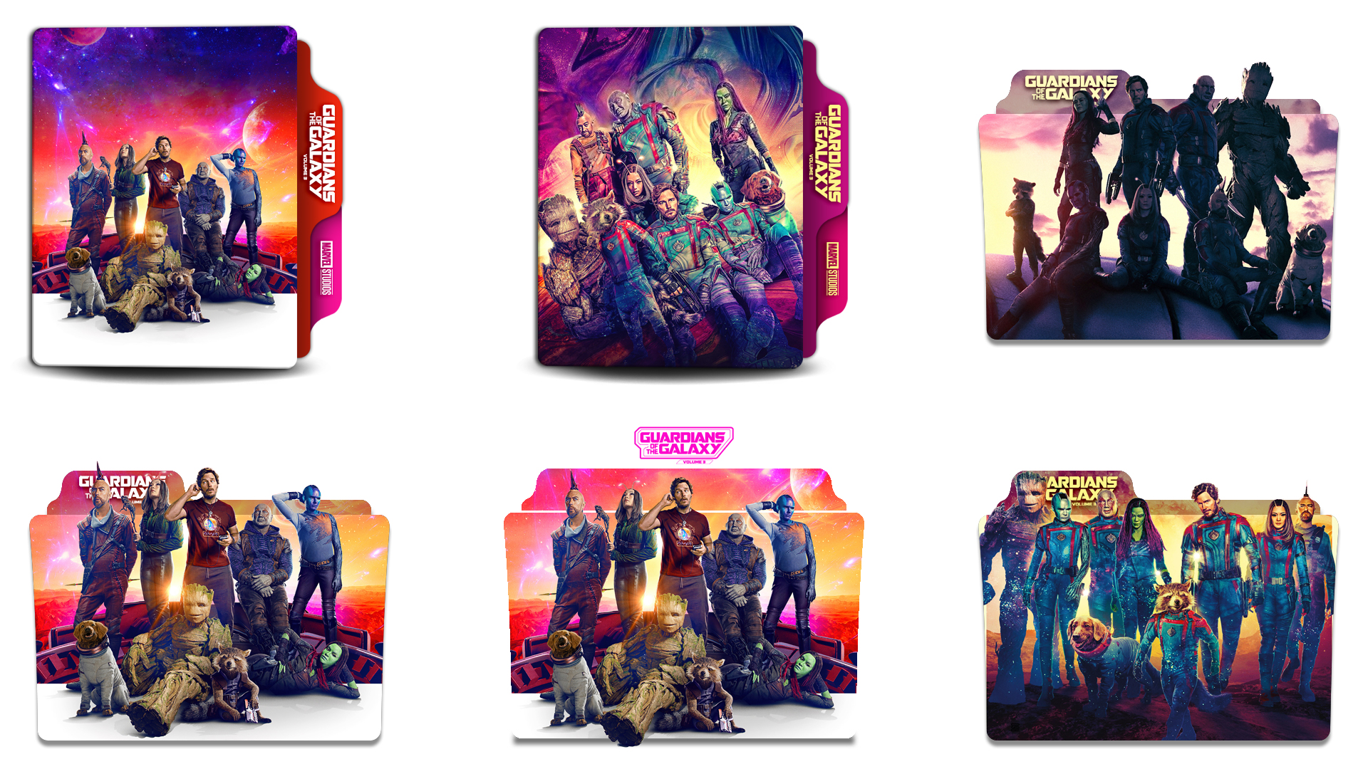 Guardians of the Galaxy Volume 3 Folder Icons Pack by KabugoIvan47 on DeviantArt