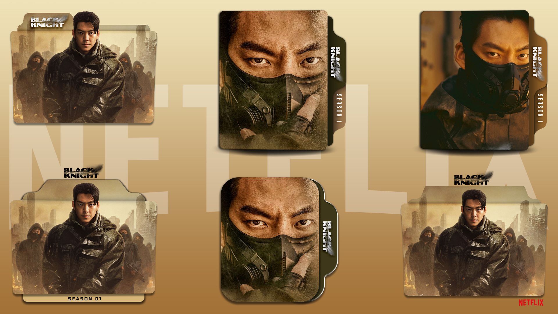 Black Knight Folder Icons Pack Preview by KabugoIvan47 on DeviantArt