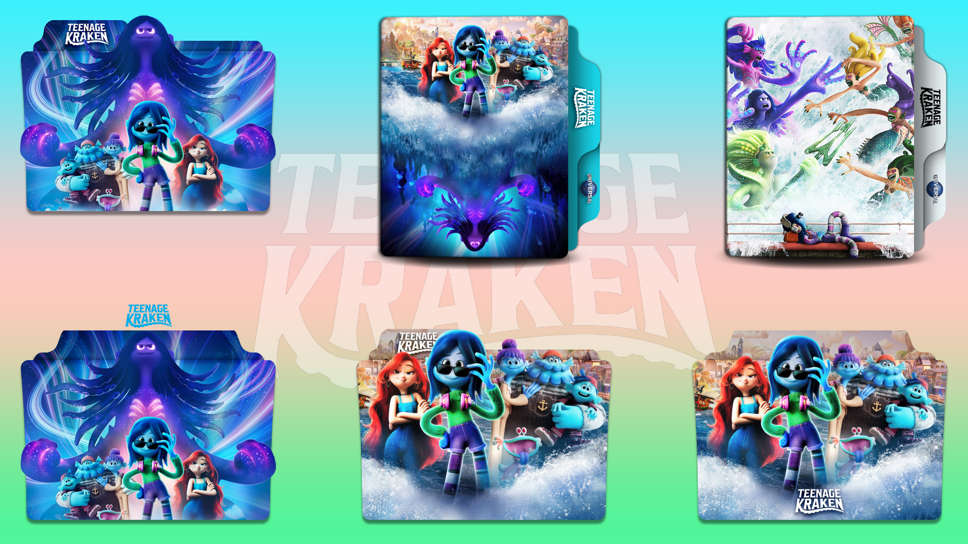 Teenage Kraken (2023) Folder Icons Pack by KabugoIvan47 on DeviantArt