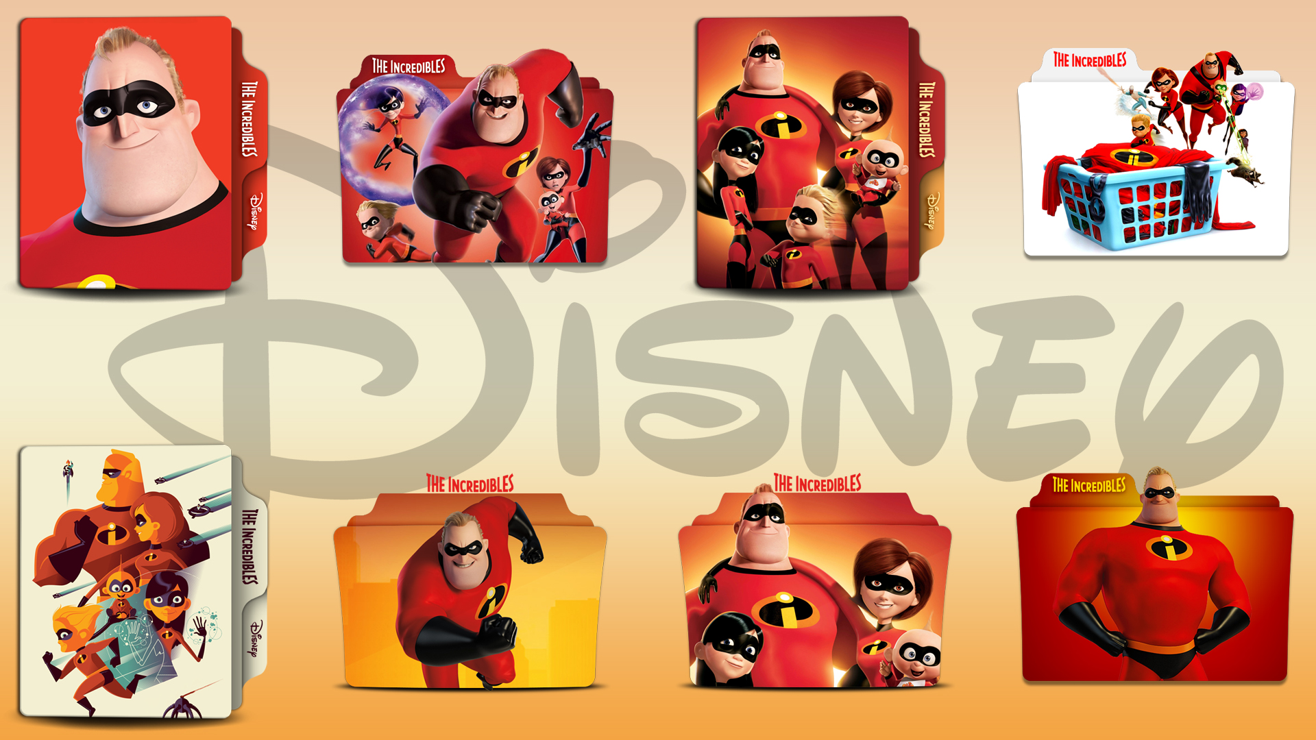The Incredibles Folder Icons Pack by KabugoIvan47 on DeviantArt