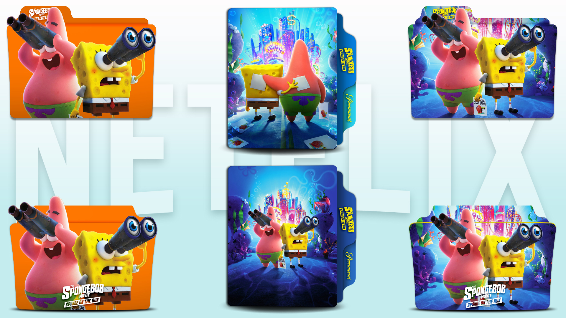 The SpongeBob Movie Sponge On The Run Folder Icons by KabugoIvan47 on DeviantArt