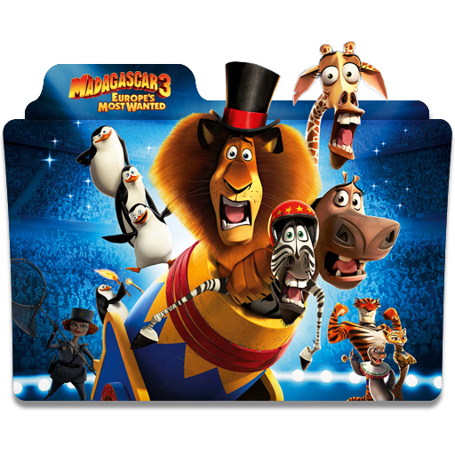 Madagascar 3 Folder Icon by KabugoIvan47 on DeviantArt
