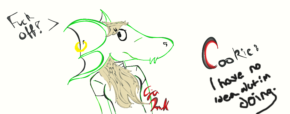 Yet another drawing of jexi by ZombiCookie on DeviantArt