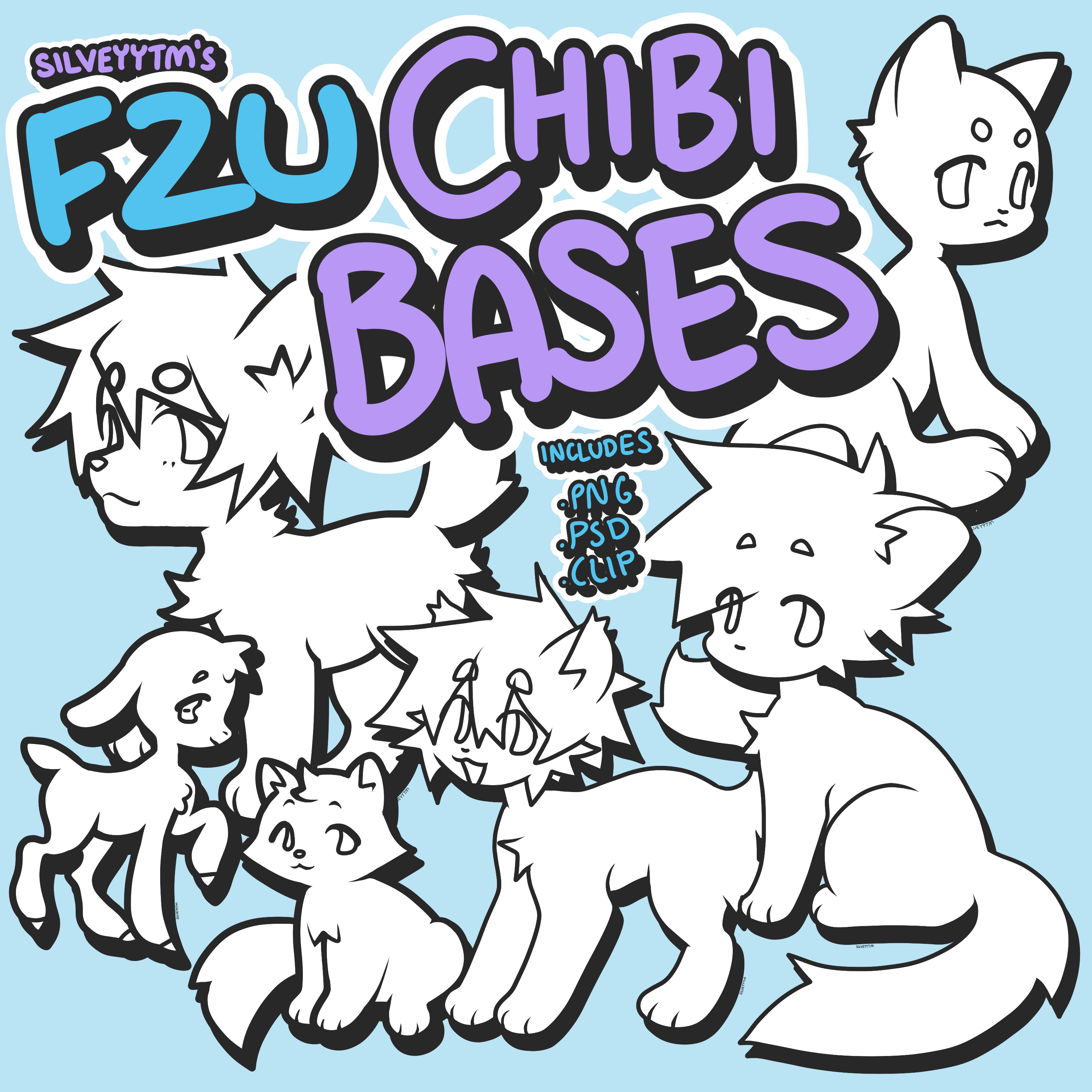 silveyytms Varied F2U Chibi Bases 2022 by silveyytm on DeviantArt