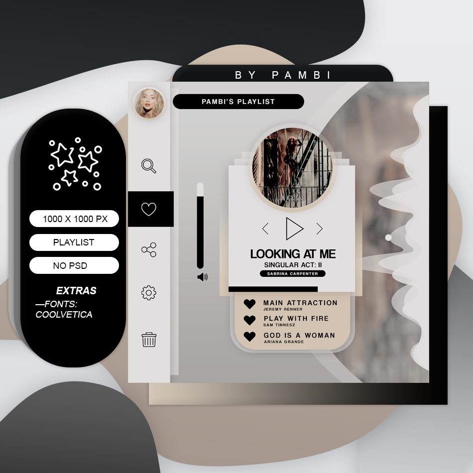 Playlist - Template PSD by heyitspambi on DeviantArt