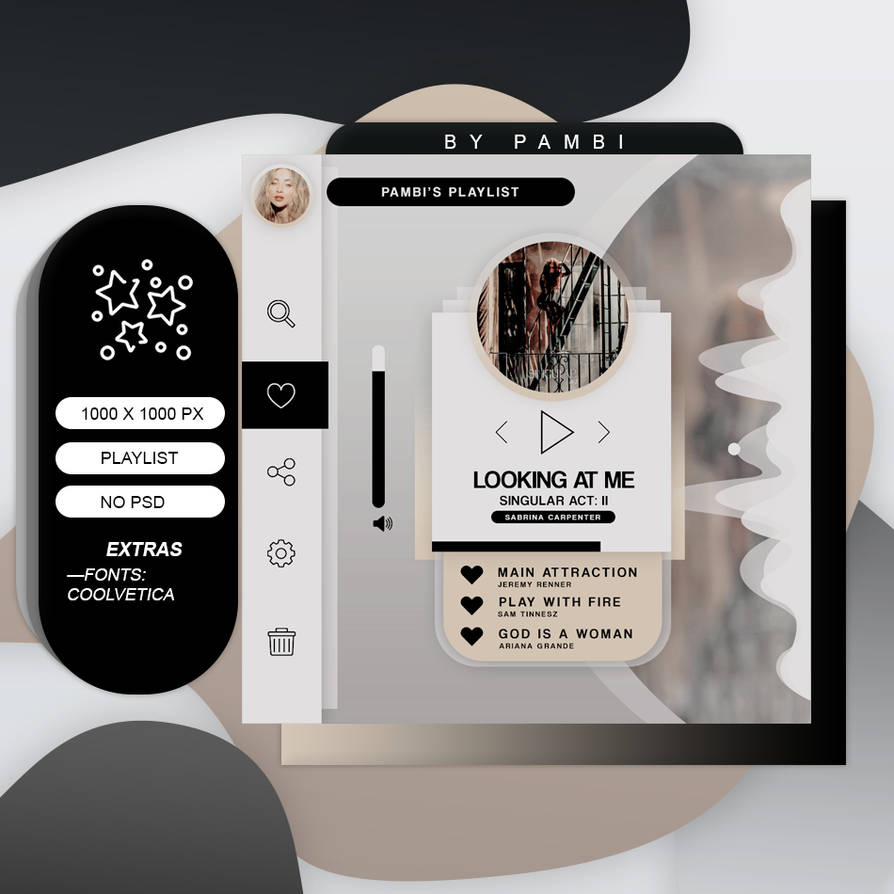 Playlist - Template PSD by heyitspambi on DeviantArt