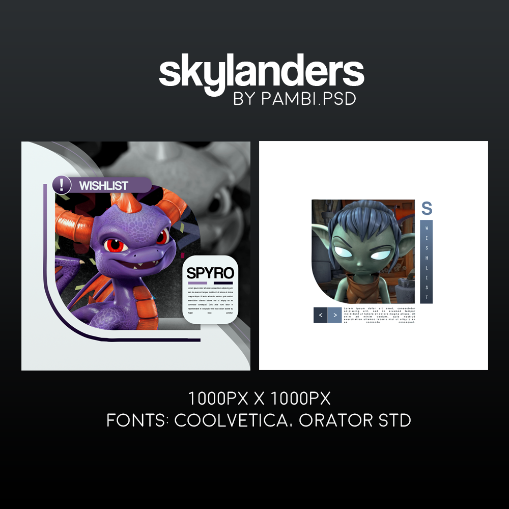 Skylanders | Template PSD by heyitspambi on DeviantArt