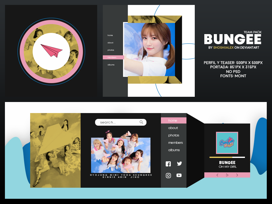 Bungee Team Pack - TEMPLATE PSD + PNG by heyitspambi on DeviantArt