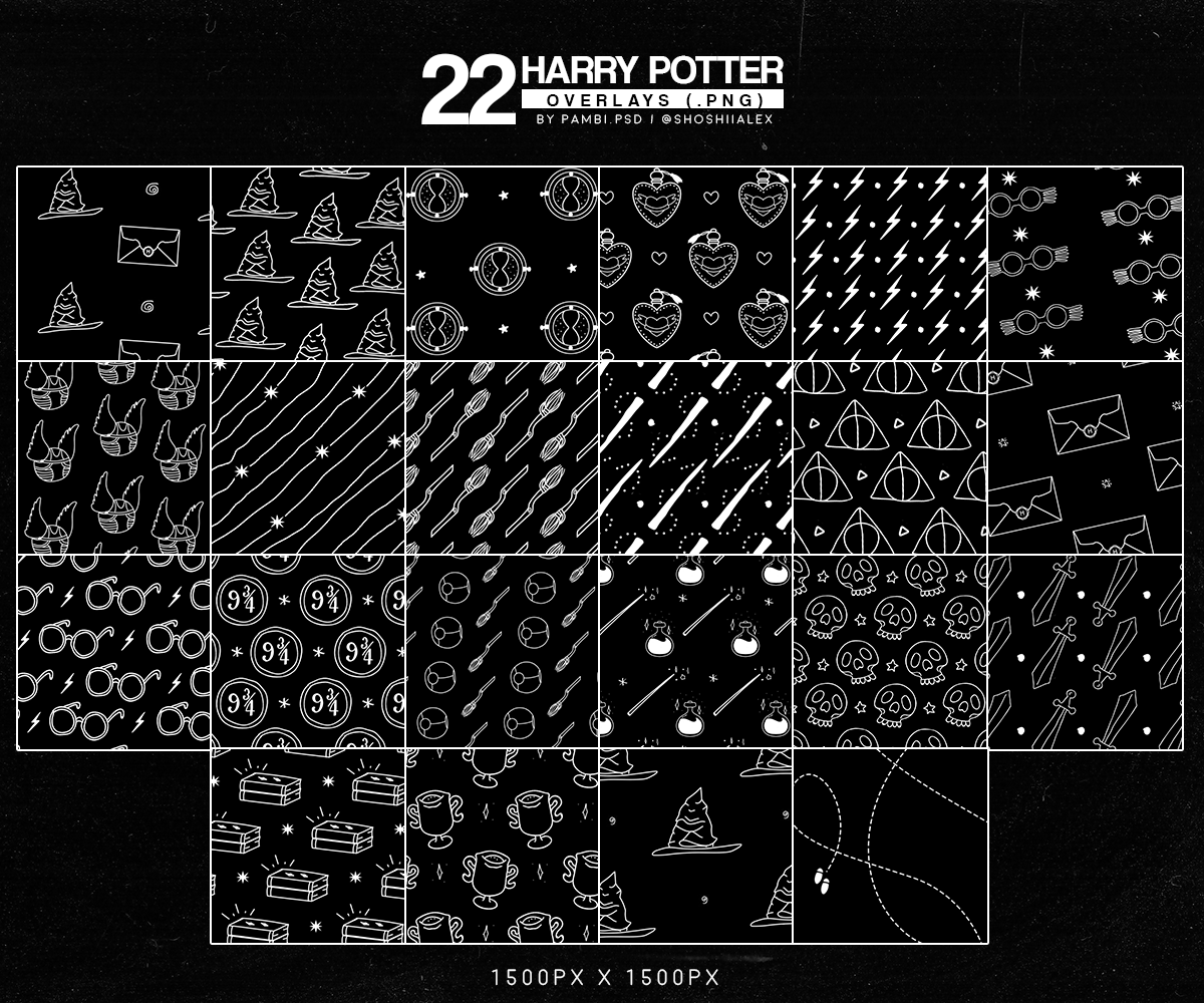 HARRY POTTER OVERLAYS (.PNG) by heyitspambi on DeviantArt