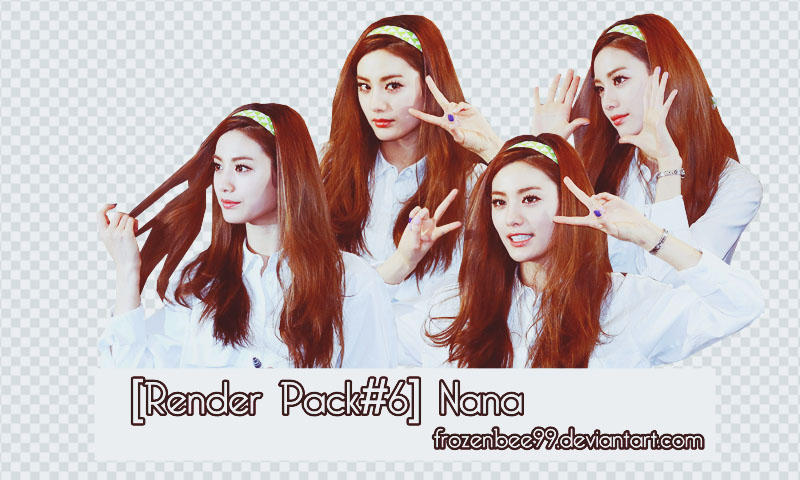 [Render Pack#6] Nana After School by frozenbee99 on DeviantArt