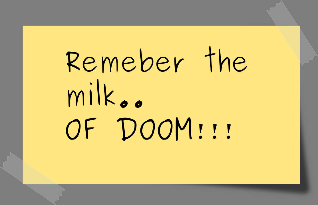 Taped Note by Fluffgar on DeviantArt