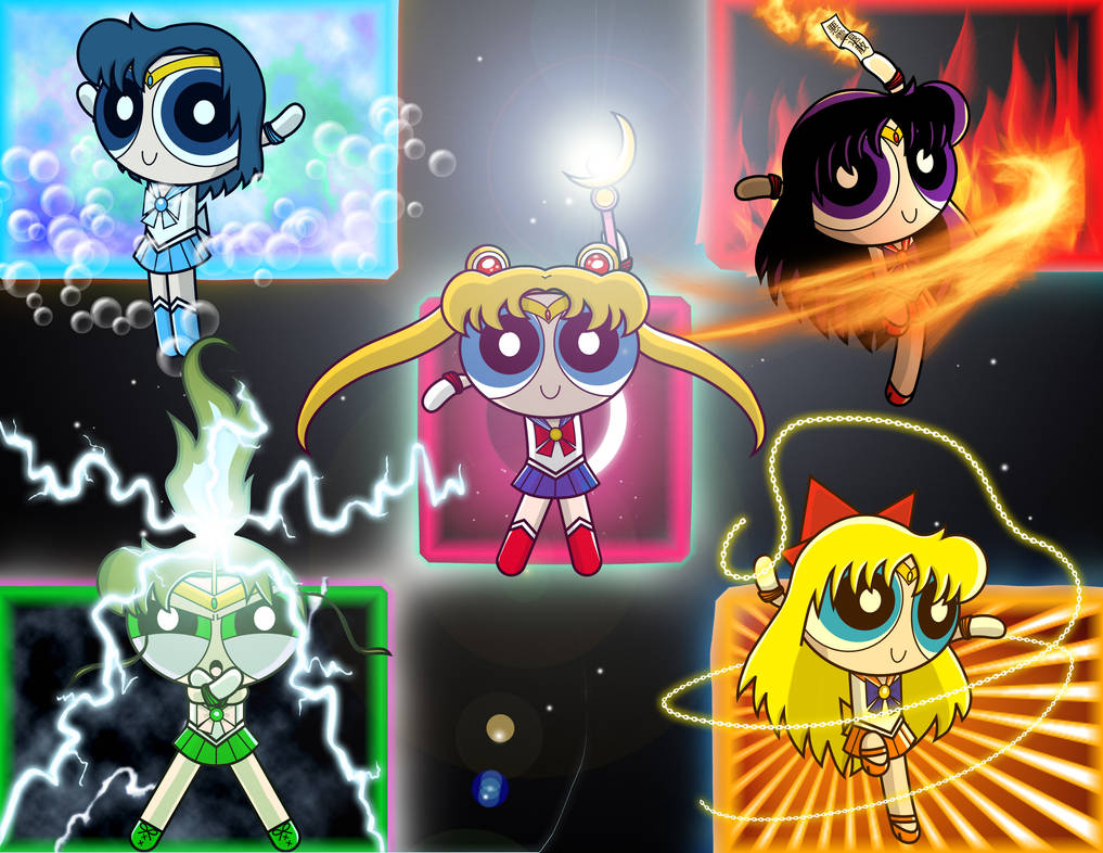Sailor Powerpuff Girls By Dunkproductions On Deviantart