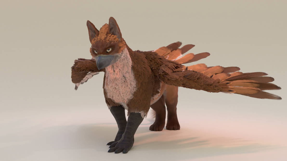 Griffin 3d model by Verbeger on DeviantArt