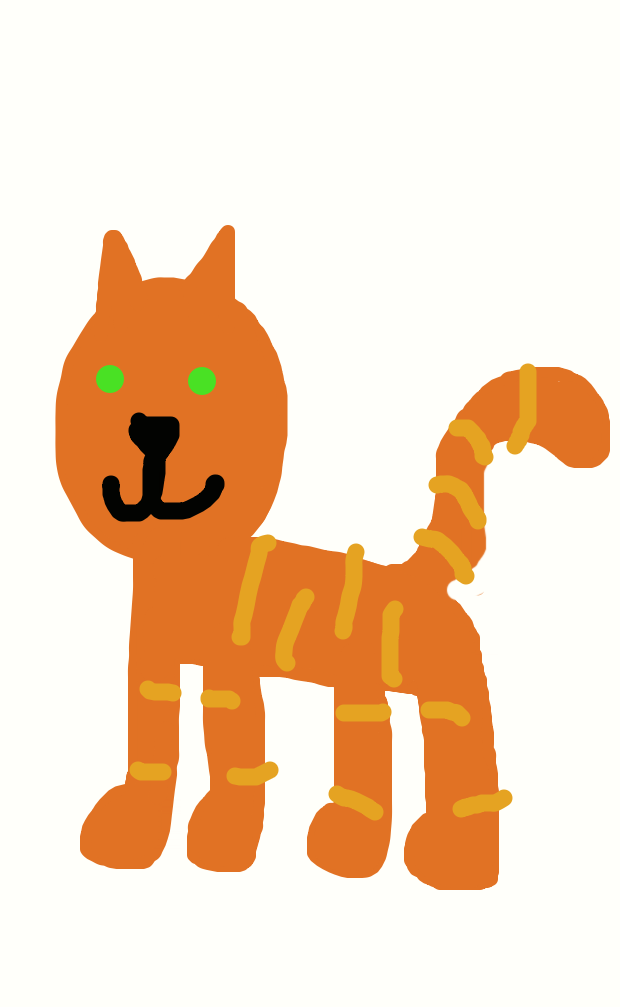 Orange Cat by CoconutSamsonadzes on DeviantArt