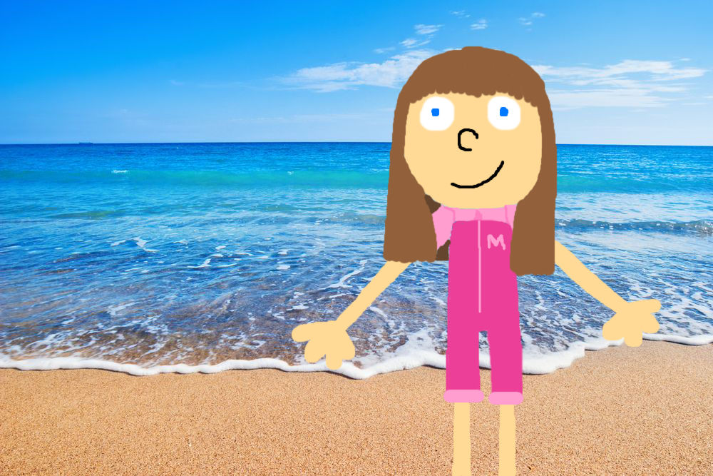 Me at the beach by CoconutSamsonadzes on DeviantArt