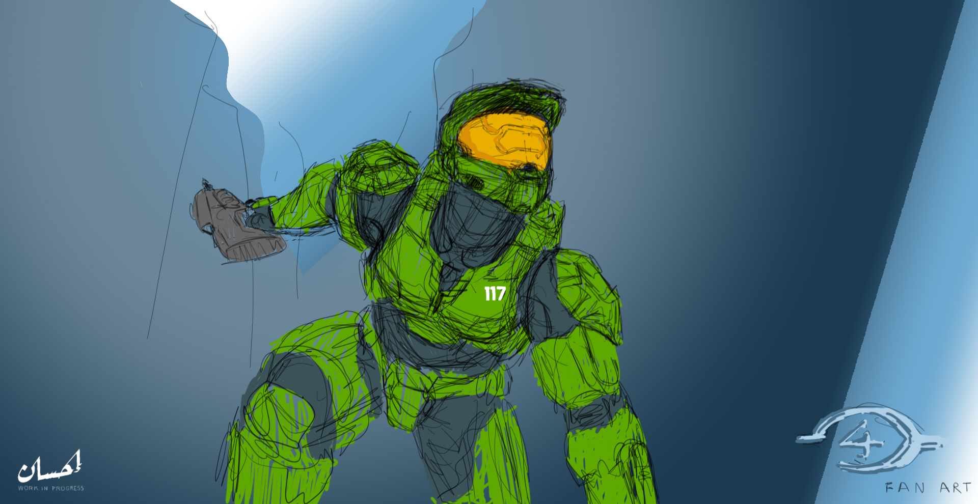 [WIP] Halo 4 with legacy design by ihsenbahloul15 on DeviantArt