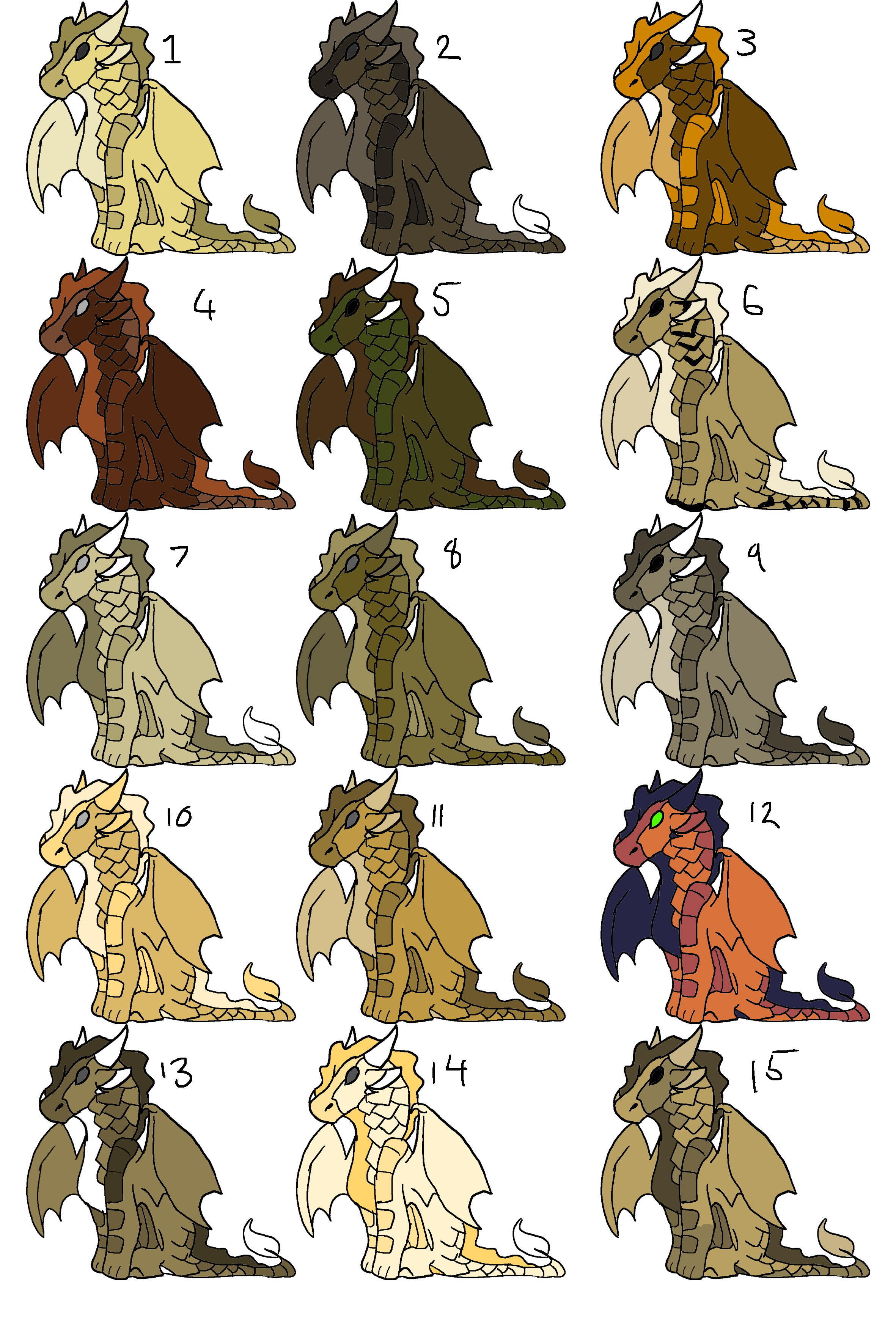 (CLOSED)Chibi Sandwing Adopts by Londonox on DeviantArt