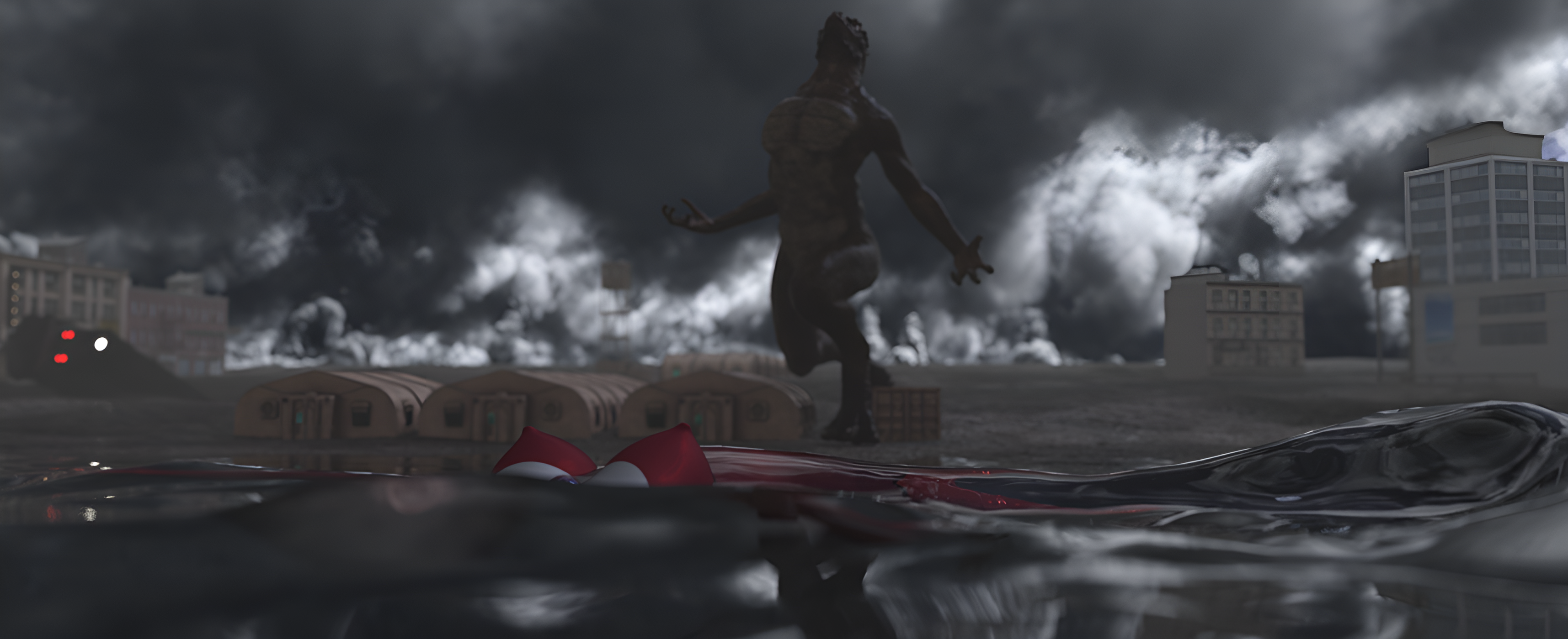 crimson She-Ultra's final defeat by SuperheroineArt on DeviantArt