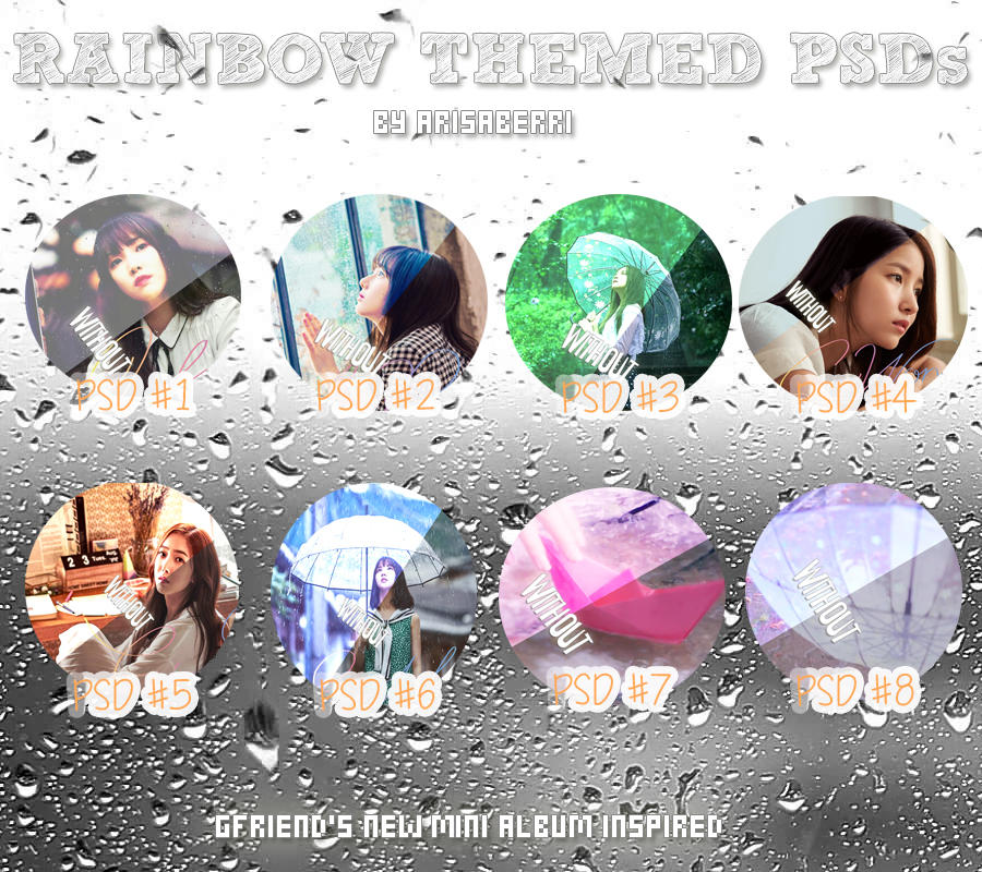 PSD PACK: GFRIEND's Rainbow inspired by arisaberri on DeviantArt