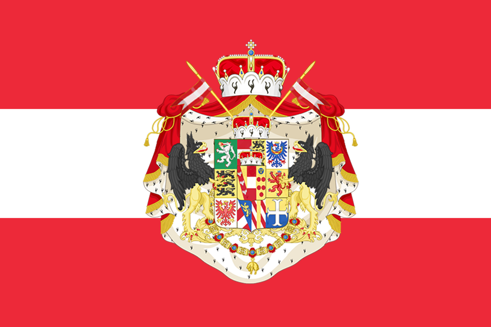 Flag of the Archduchy of Austria by Gregxter on DeviantArt